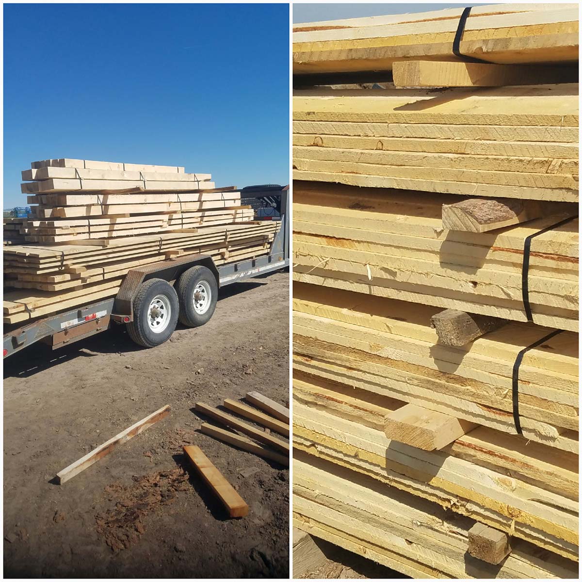 Rough Sawn, Full Dimensional Lumber – Crooked Creek Timber inc.